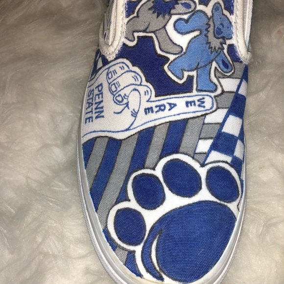 Vans | Shoes | Custom Penn State Class Of 220 Vans | Poshmark